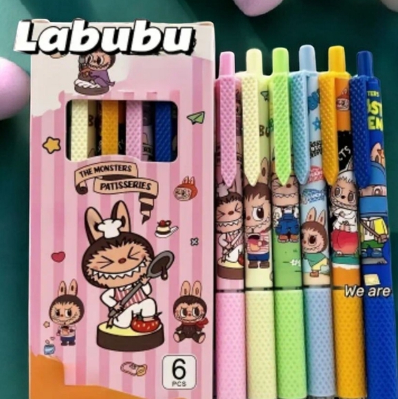Office | Labubu The Monsters Patisseries 6pc Gel Pen Set | Poshmark